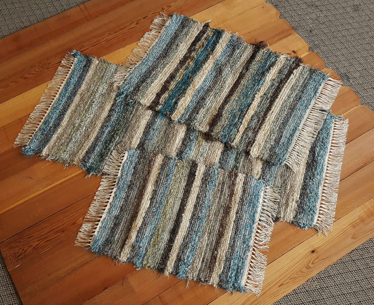 Kitchen, Bedroom or Door Entry Rug Set - 24" x 54" & 24" x 35" & 20" x ...